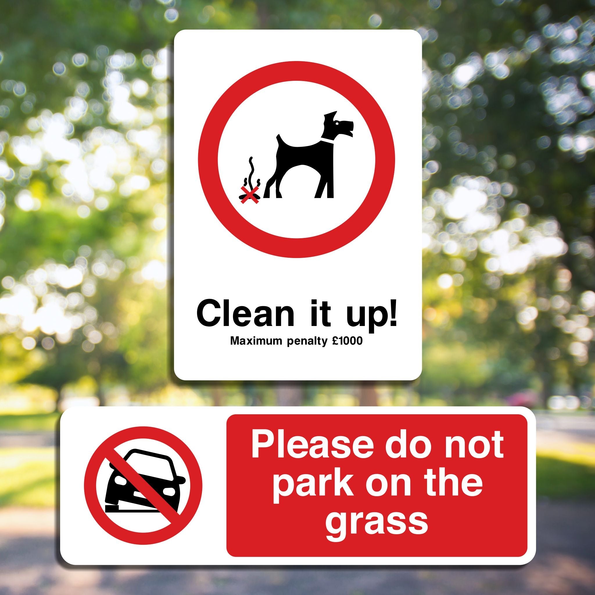 Public Area Signs